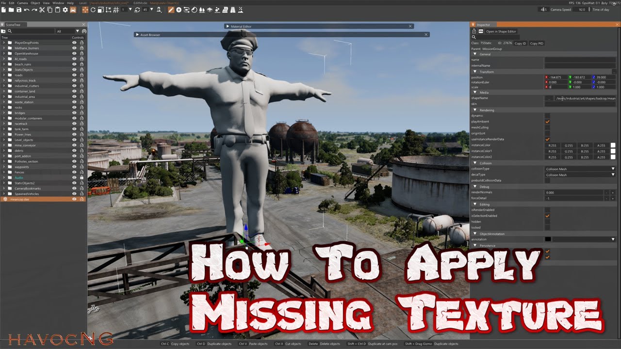 How to Find & Apply missing textures... - YouTube