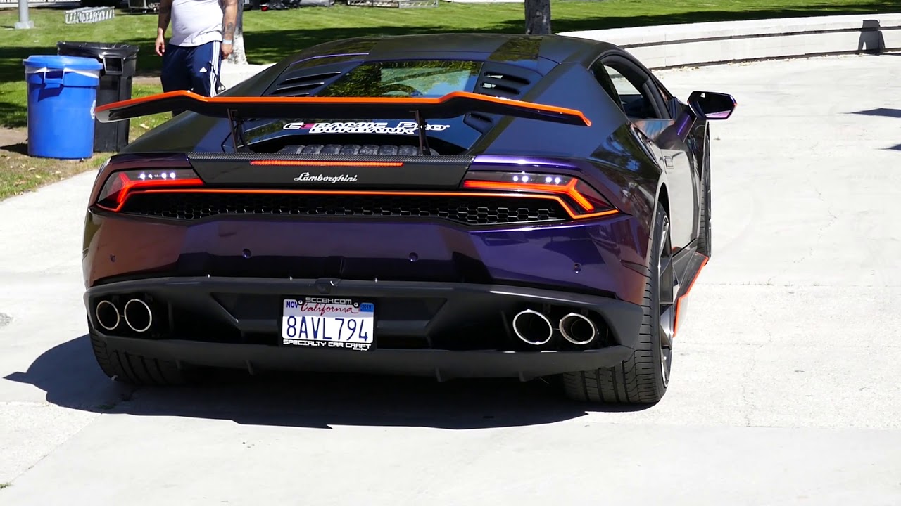 Lamborghini Huracan 5.2L V10 Engine Idling - 2019 HIN LA - Hot Import ...