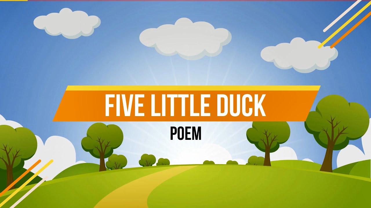 Five Little Duck Lyrics Video | English Nursery Rhymes Full Lyrics For ...