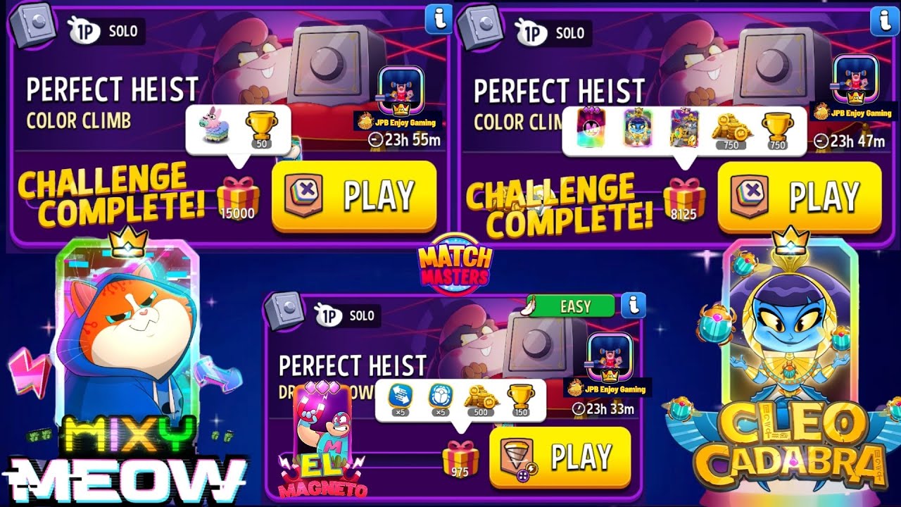 3 Solo Challenge/Color Climb 15000 Score/Color Climb 8125 Score ...