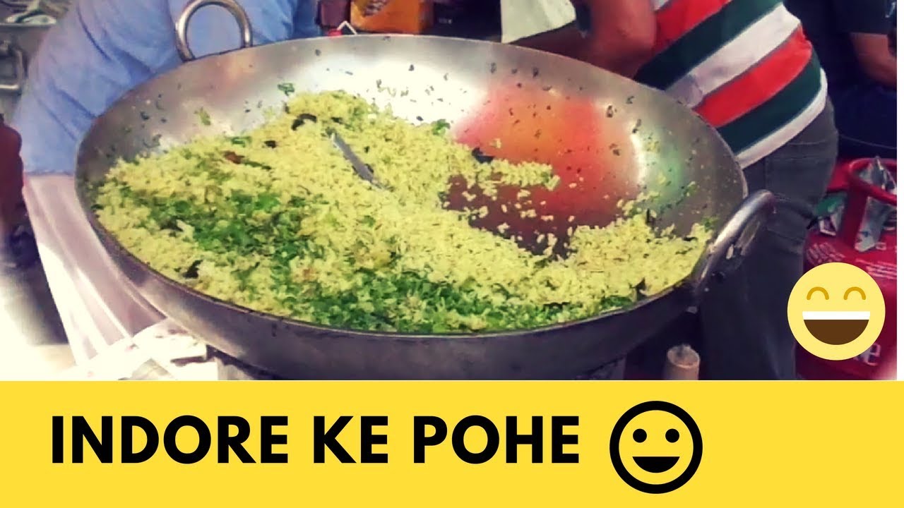 INDORI POHA BREAKFAST | Street Food Indore | Bam Bhole Ke Pohe Indore ...