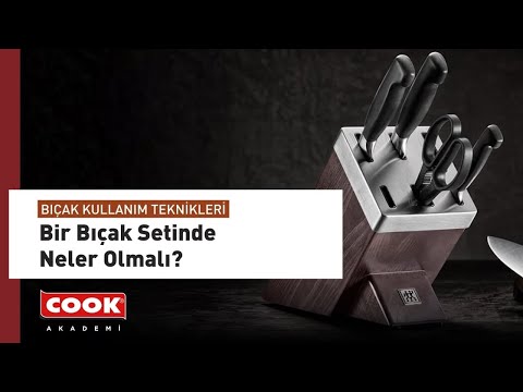 Bir Bıçak Setinde Neler Olmalı? | COOK Akademi | Bıçak Kullanım Teknikleri Bölüm 1