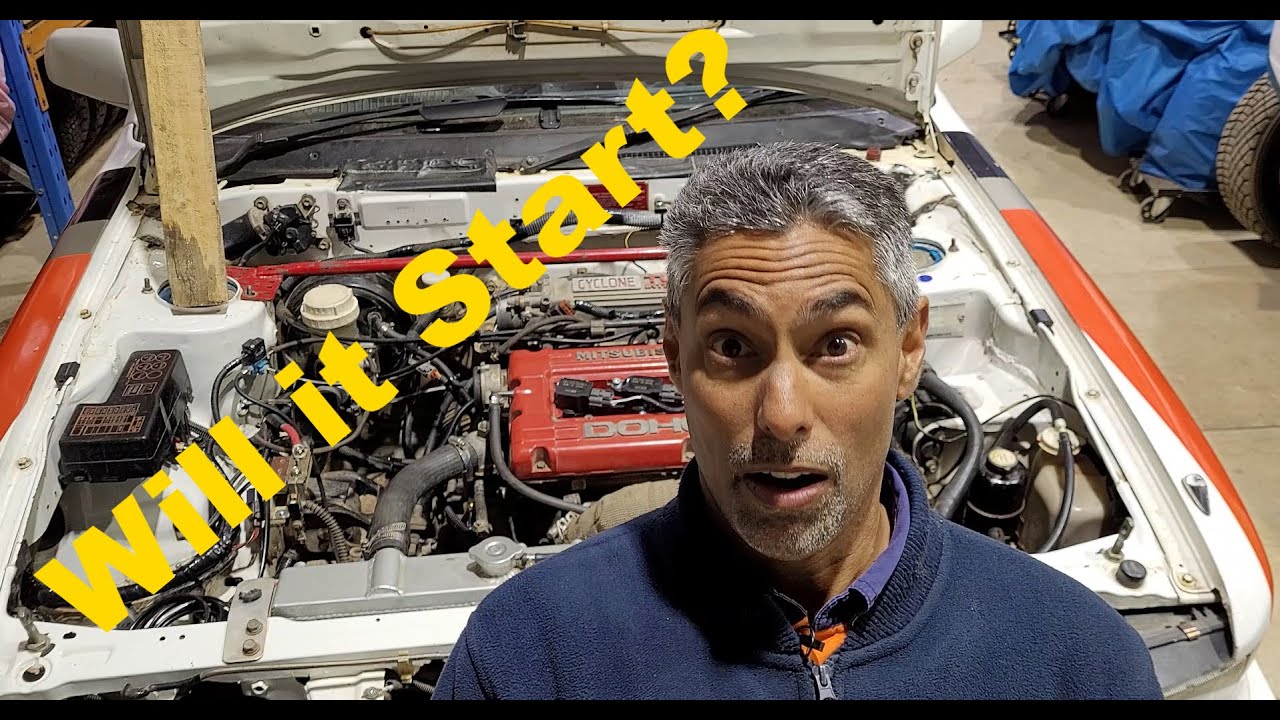 Mitsubishi Galant VR4 restoration EP 3 - Will it Start? - YouTube