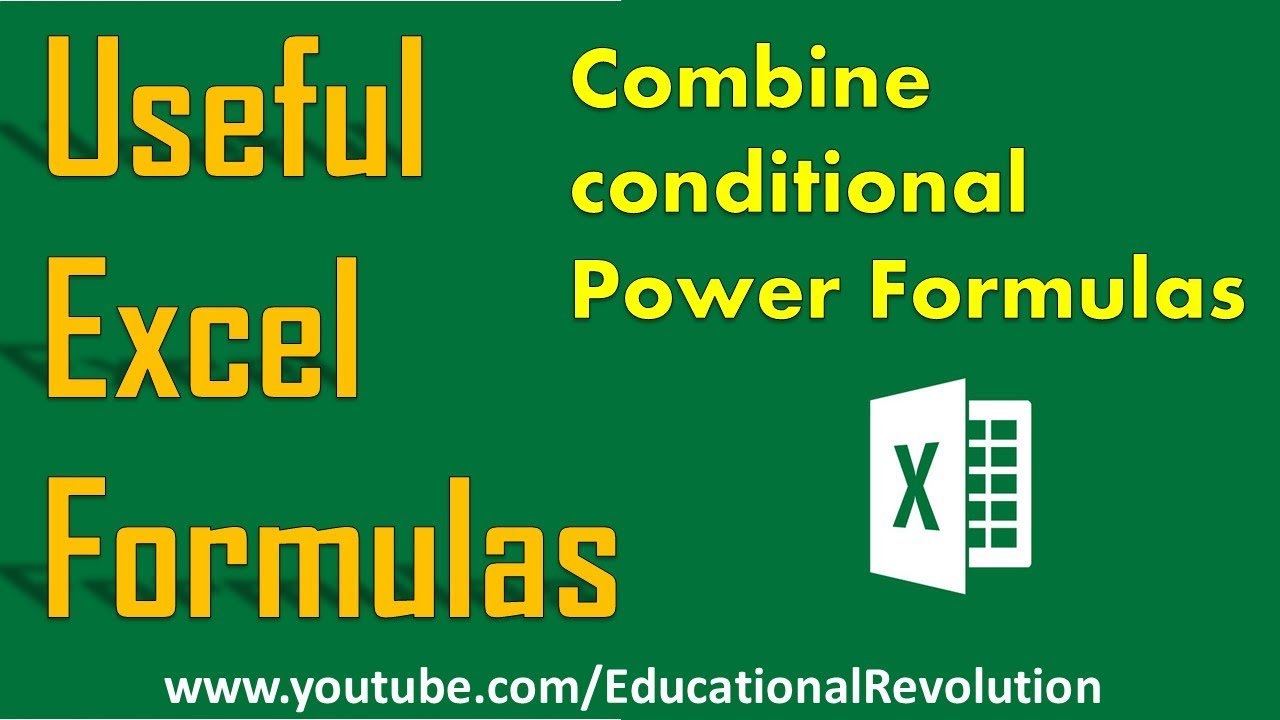 These Excel Formulas Helps You in Professional work ~ Excel Tutorial ...