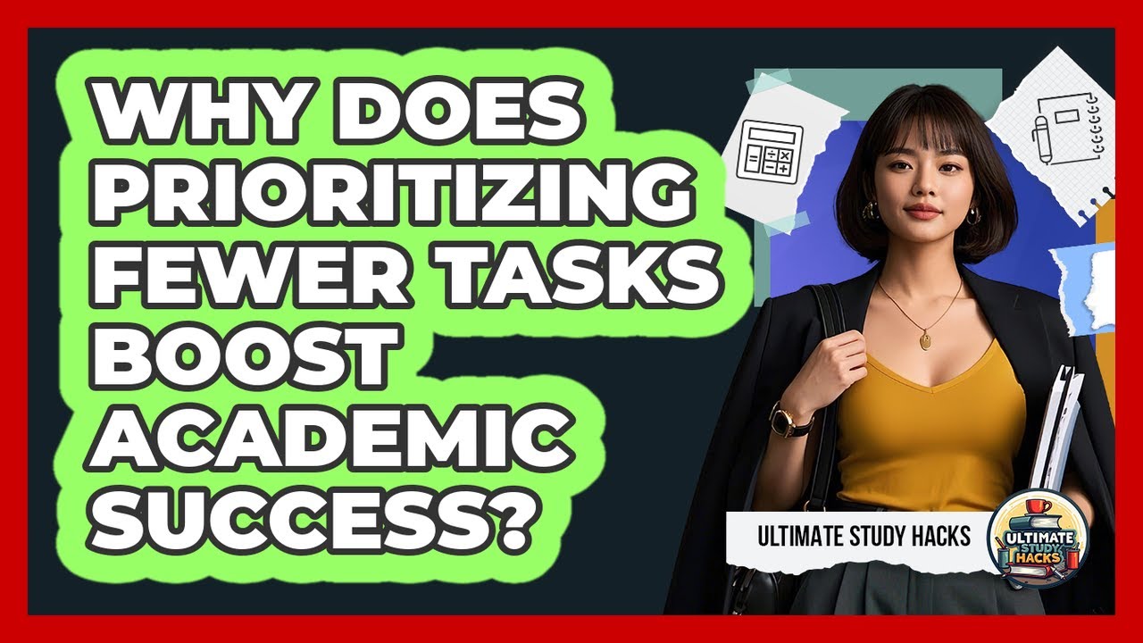 Why Does Prioritizing Fewer Tasks Boost Academic Success? - Ultimate ...
