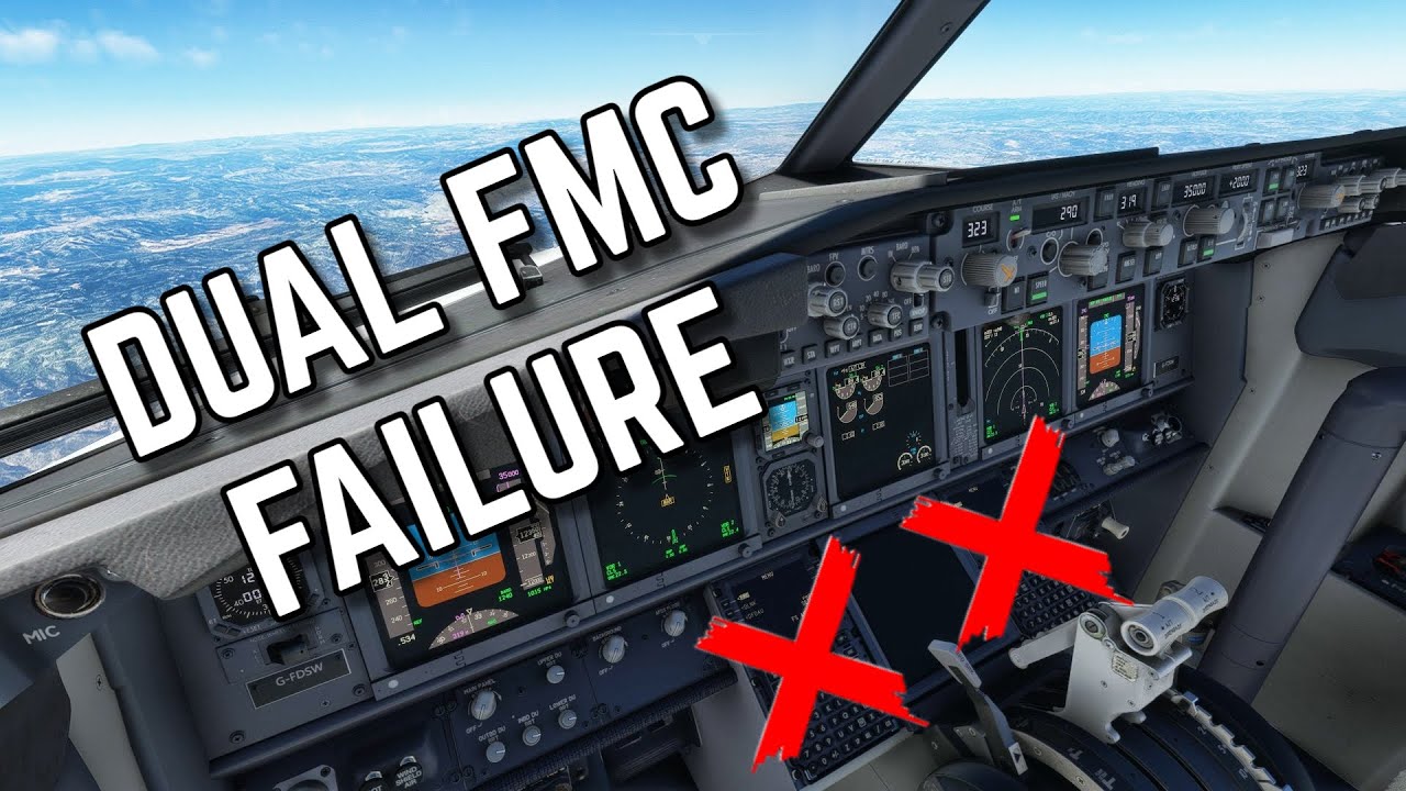 Flying the PMDG 737 with DUAL FMC FAILURE | Real 737 Pilot LIVE ...