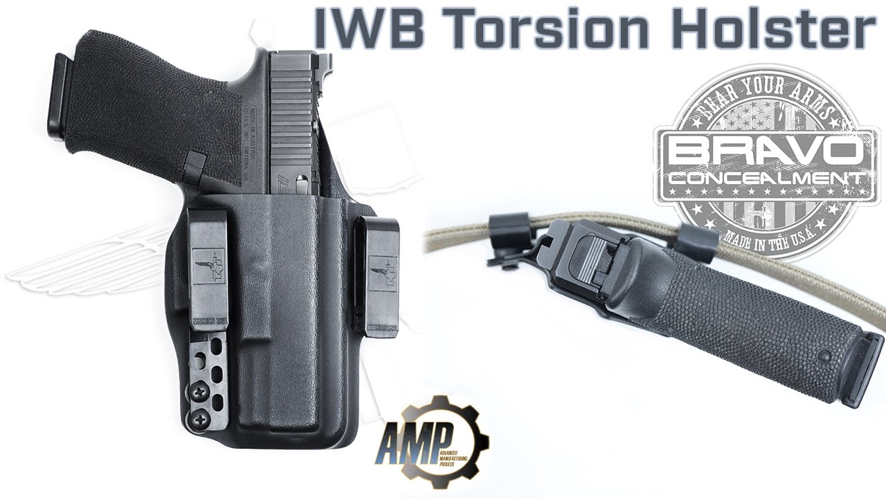 IWB Torsion Holster - Drawing from appendix. "Single belt clip ...