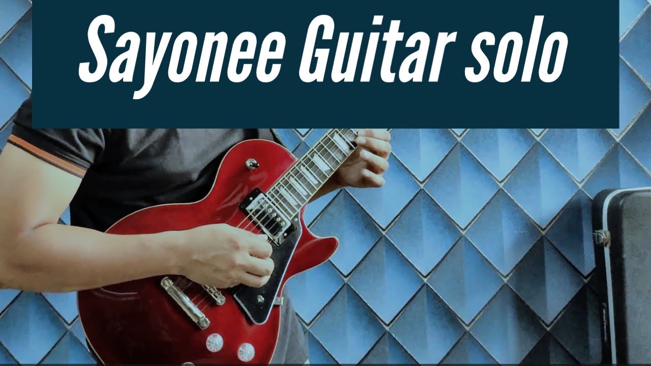 Sayonee | Junoon | Guitar solo | Epiphone les Paul Modern - YouTube
