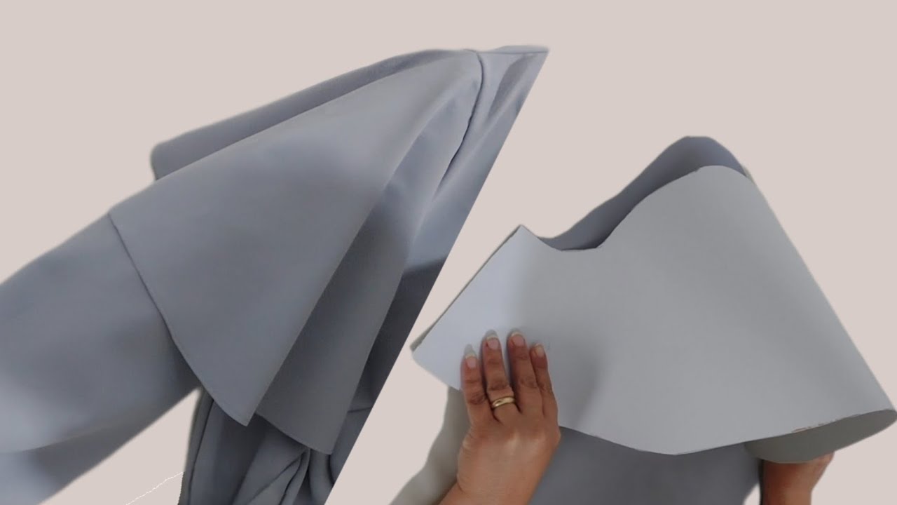 The golden tips of butterfly sleeve design and sewing - YouTube