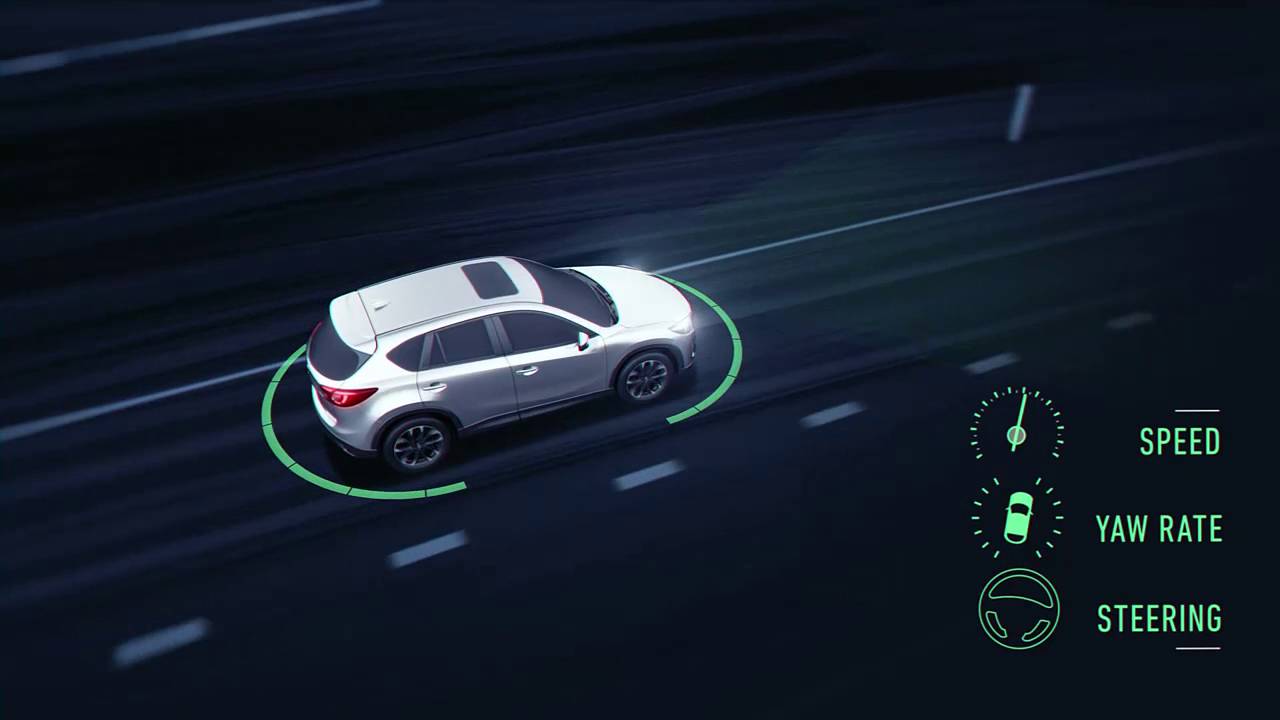 Mazda Lane Keep Assist - YouTube