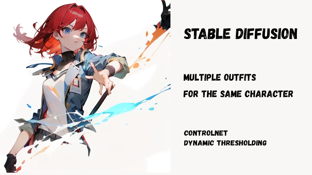 Stable Diffusion - Multiple outfits for the same character - YouTube