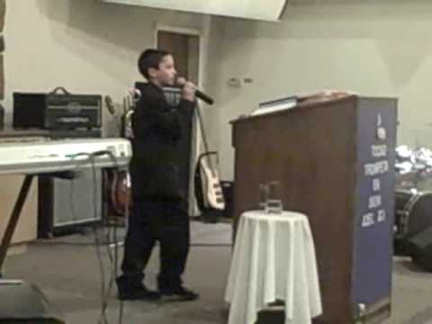 Niño predicando Los Diez Leprosos Lucas 17:11-19 - YouTube
