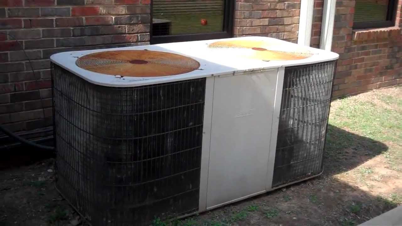 Old Lennox HVAC Unit - YouTube