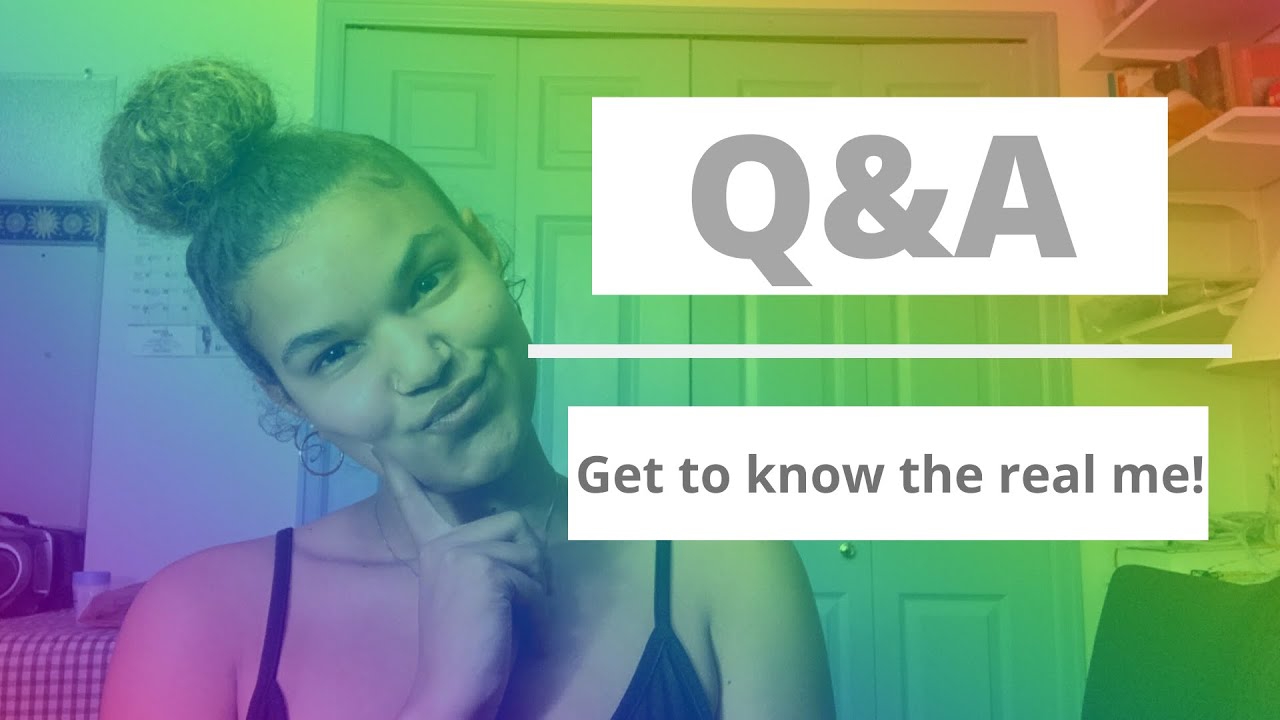 Q&A GET TO KNOW THE REAL ME! *first video* - YouTube