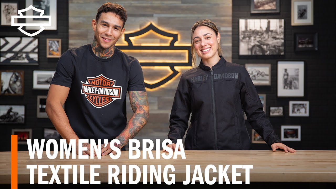 Harley-Davidson Women's Brisa Textile Riding Jacket Overview - YouTube