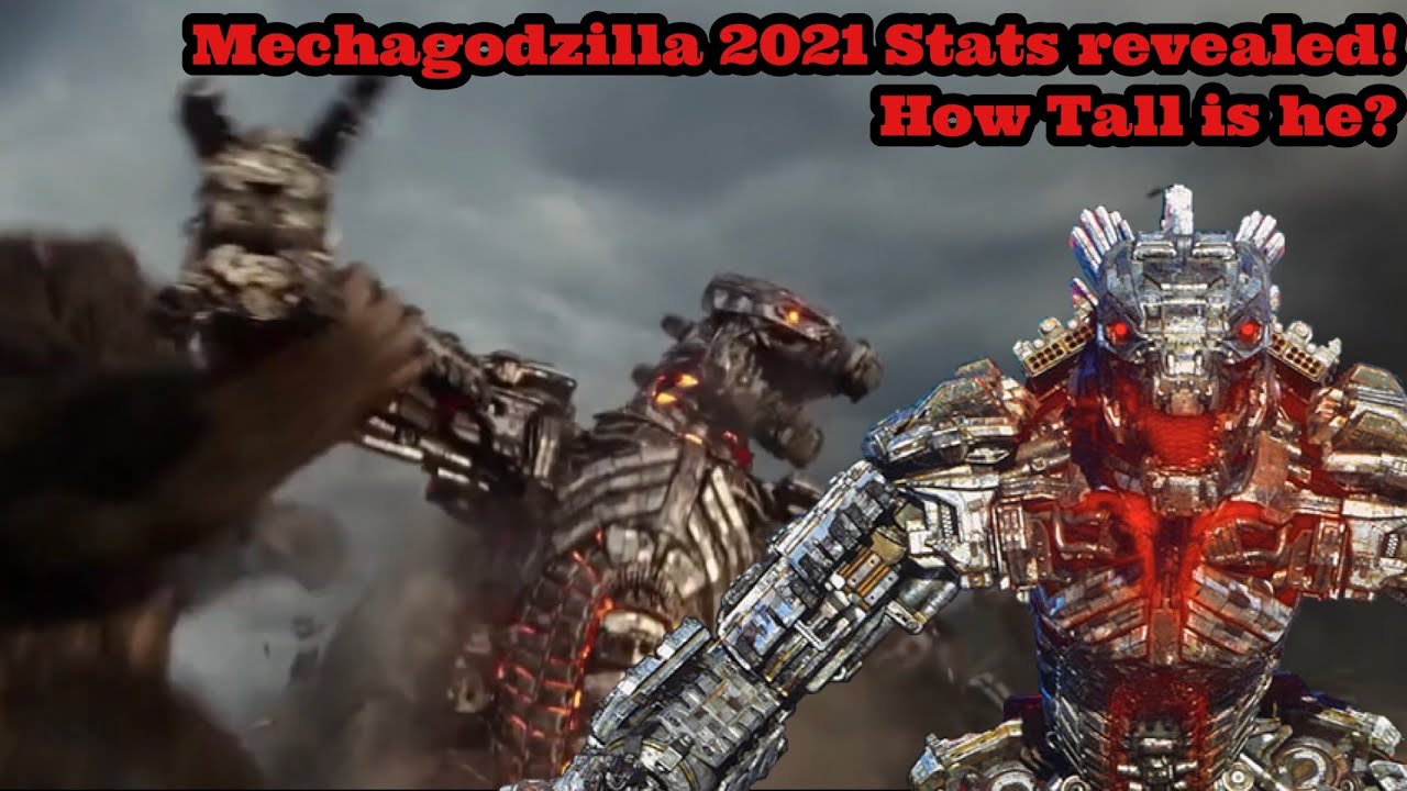 MECHAGODZILLA HEIGHT REVEALED! TEMPERATURE AND OTHER STATS REVEALED ...