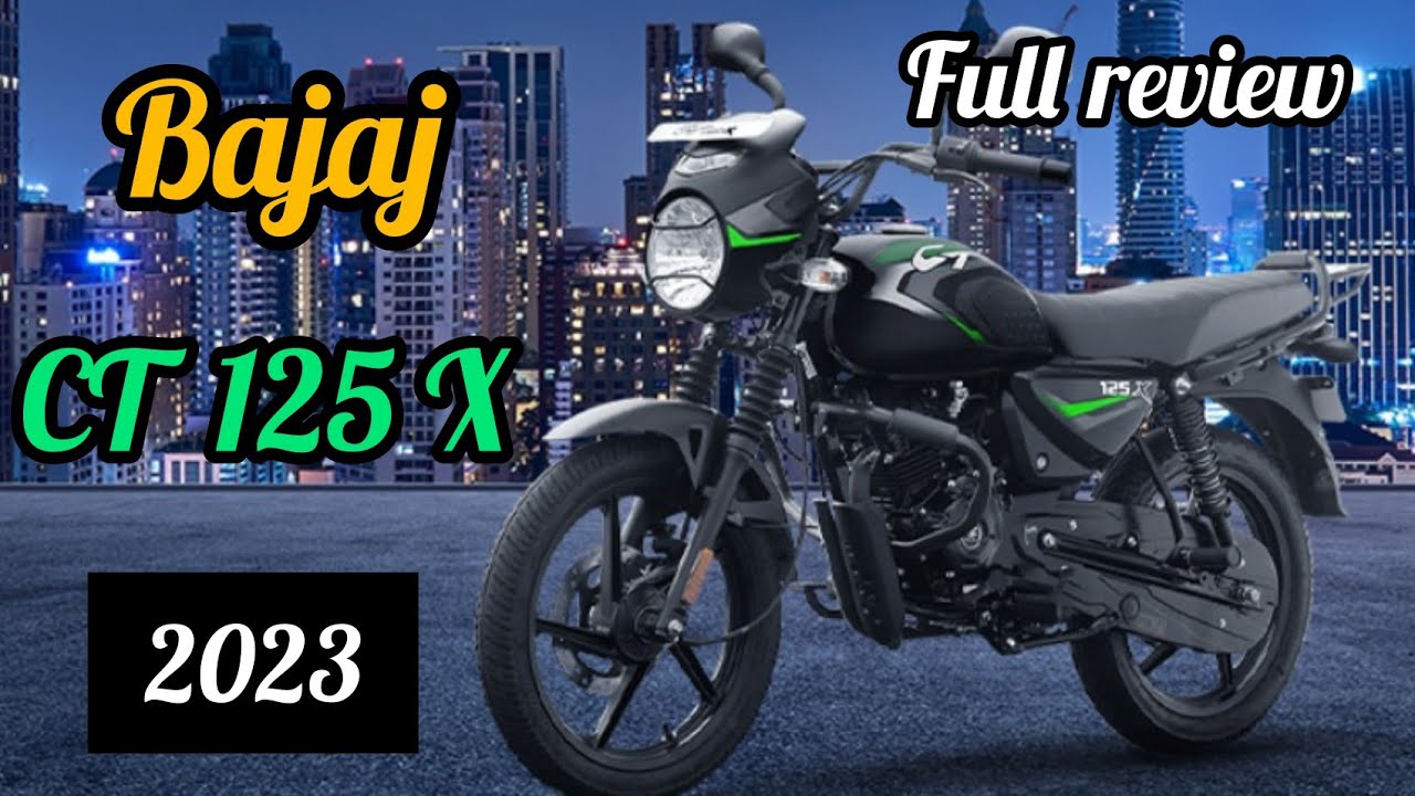 All new Bajaj CT 125 X launched @bajajct125x - YouTube