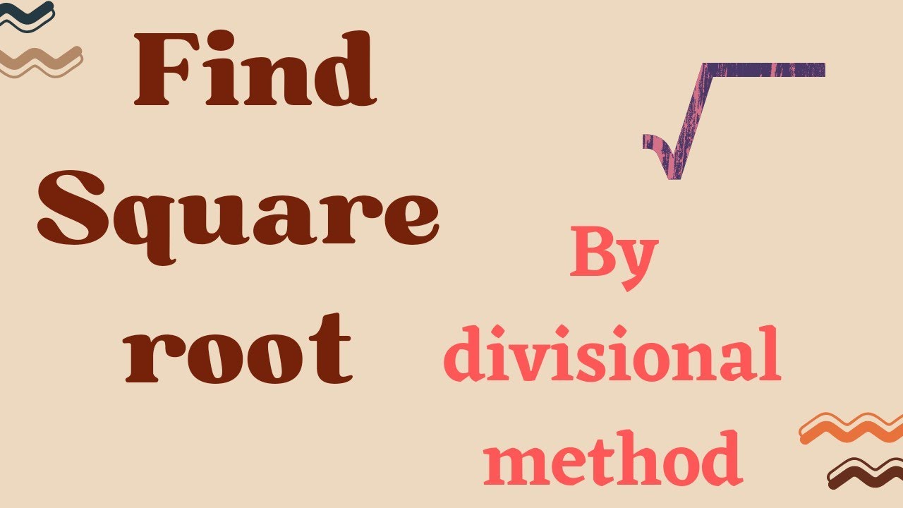 Square Root By Long Division Method Division Method Of Square Root Square Root By Long Division Method Division Method Of Square Root