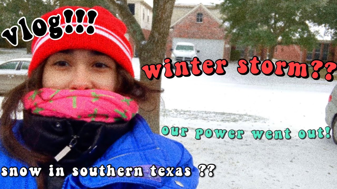 vlog| snow in texas (winter storm 2021) - YouTube
