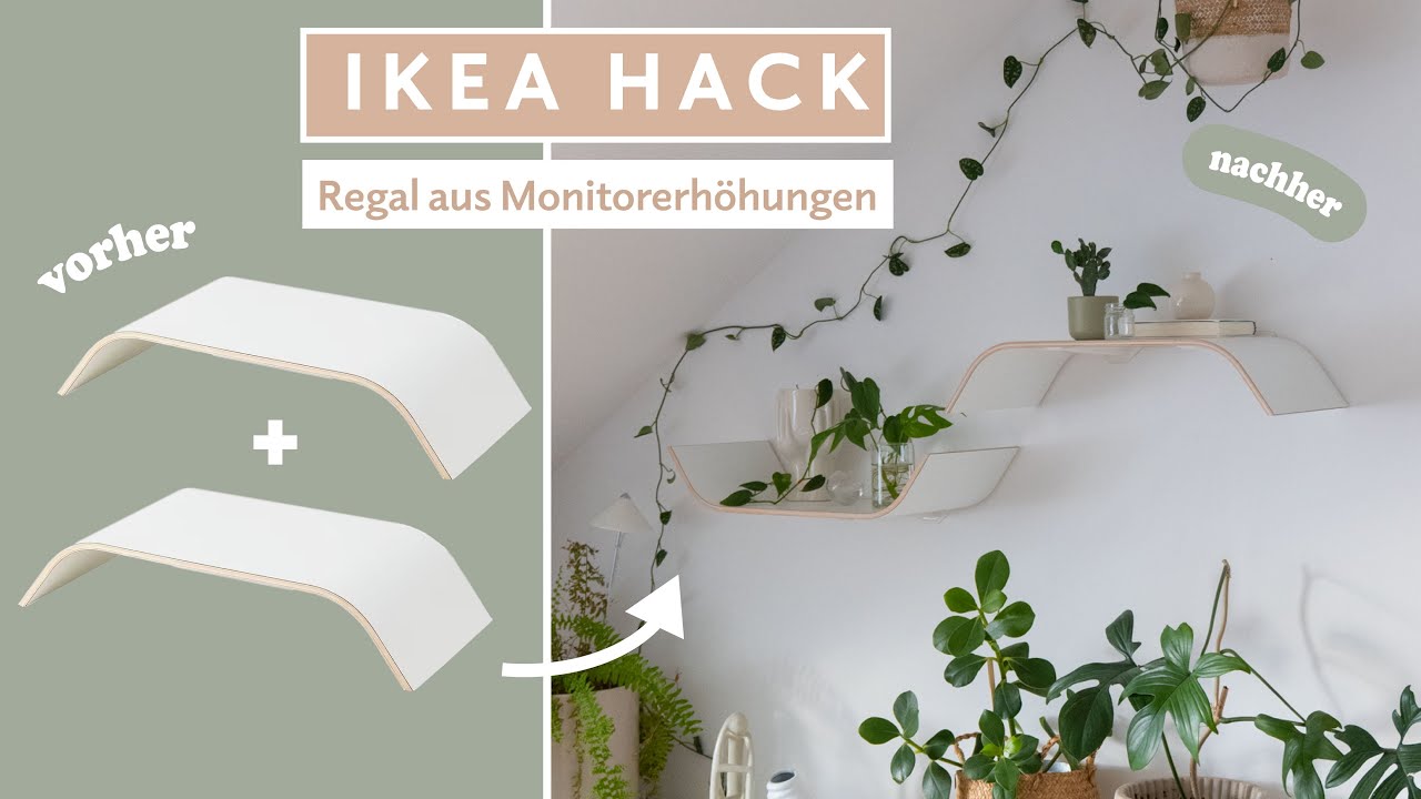 Ikea Hack mit SIGFINN / Wellen Wandregal selber bauen - YouTube