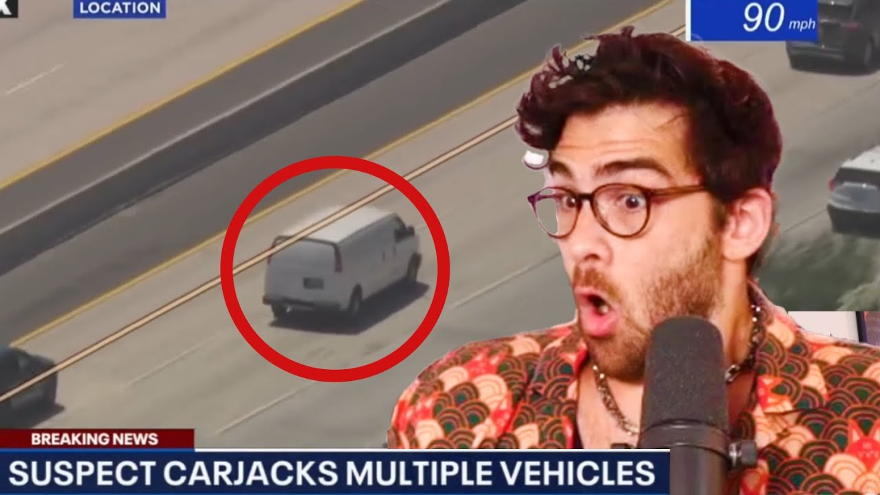 THIS STOLEN CAR CHASE WAS UNBELIEVABLE | Hasanabi Reacts - YouTube