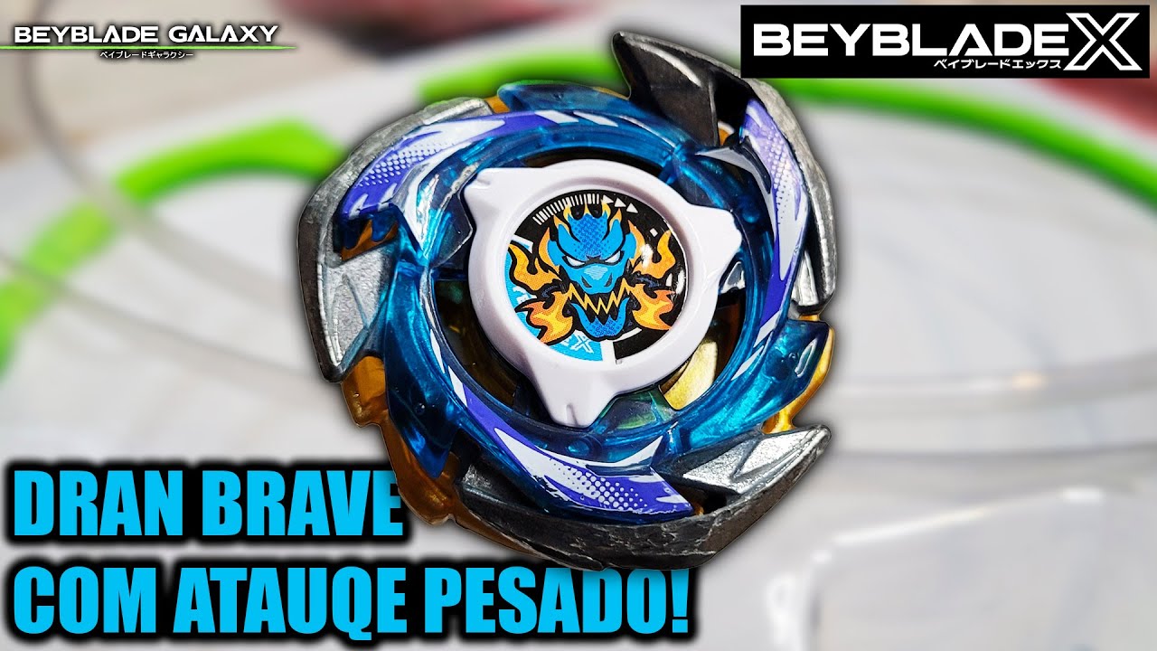 DRAN BRAVE H 6-60V aprimorado e mais pesado! [Beyblade X ベイブレードX] - YouTube