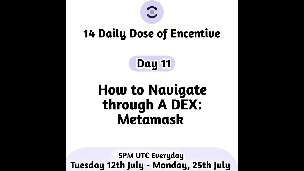 How to Navigate through a DEX: Create, Install and Swap. - YouTube