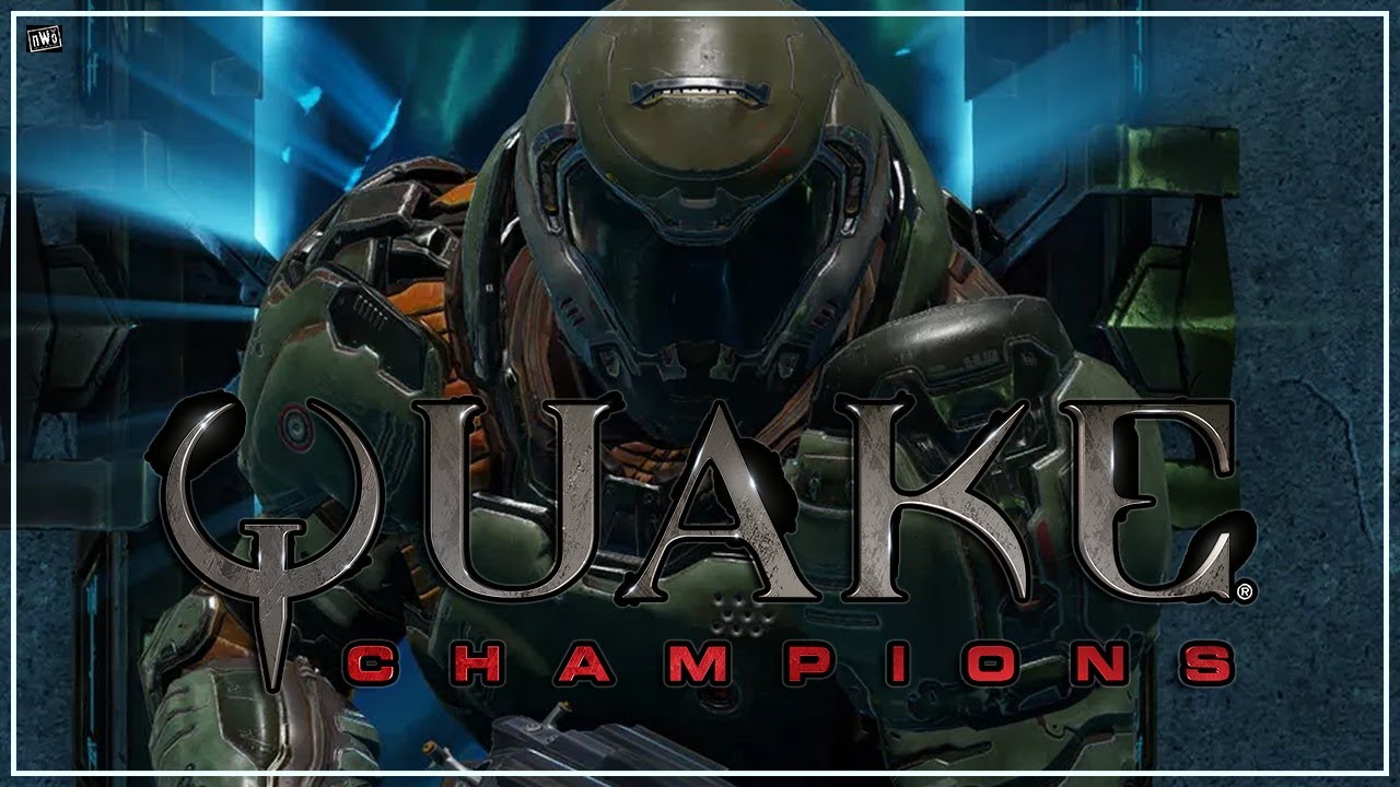 [퀘이크챔피언스] 둠가이로 찢고 죽인다_QUAKE CHAMPIONS Doomguy Gameplay Walkthrough ...