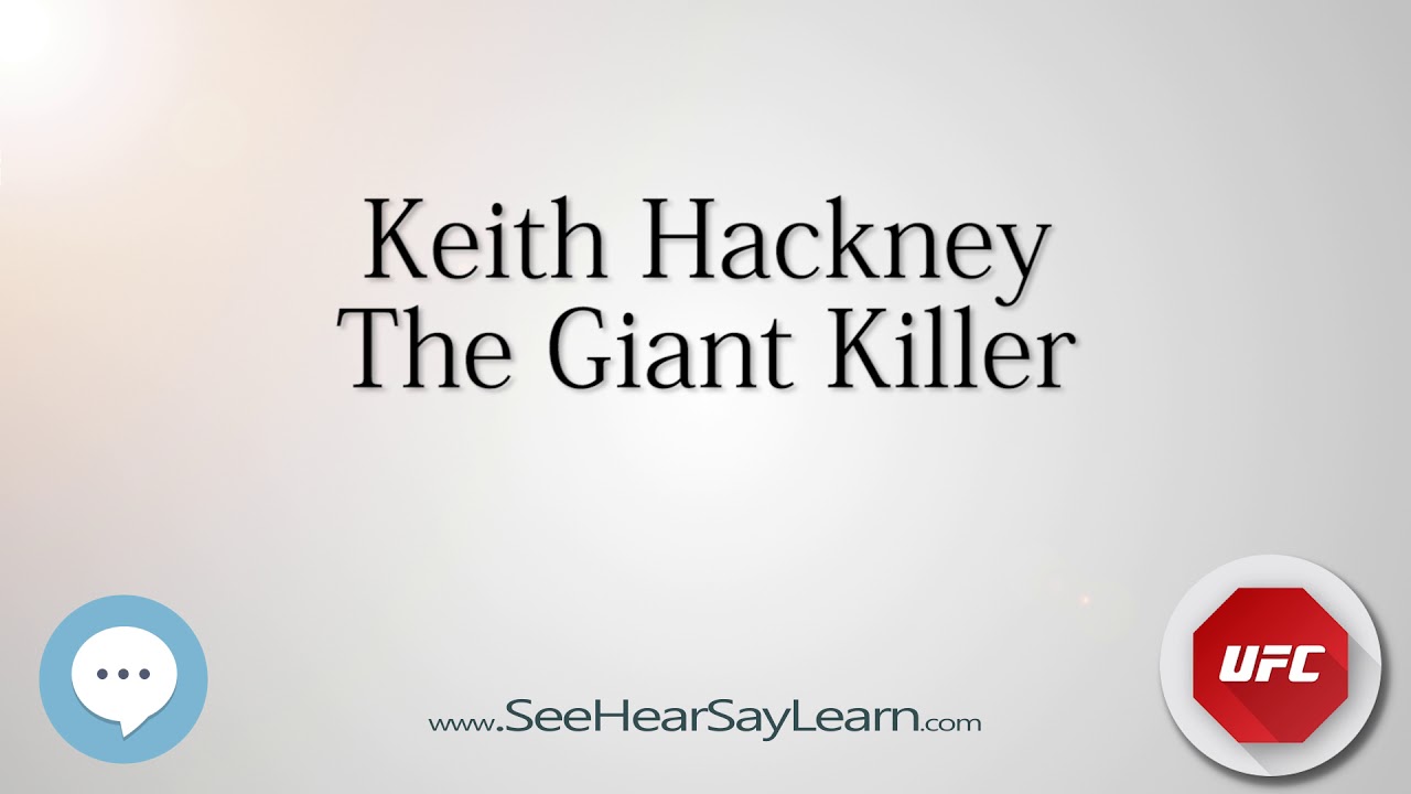 Keith Hackney UFC Fighter's Nicknames 🔊 - YouTube