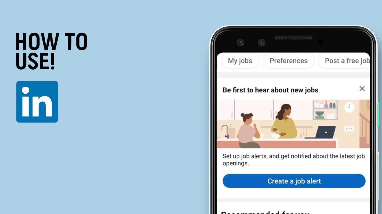 How to use linkedin app in android [easy] - YouTube