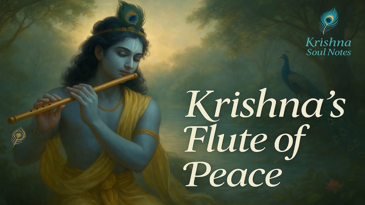 Krishna’s Flute of Peace | Divine Instrumental | Krishna Soul Notes ...