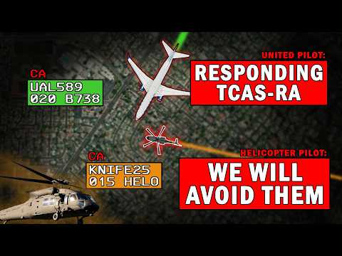 US Army Helicopter CLOSE CALL with United Plane | 500ft Separation