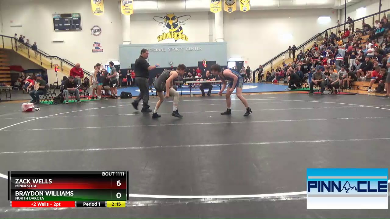 Junior Men 138 Zack Wells Minnesota Vs Braydon Williams North Dakota ...