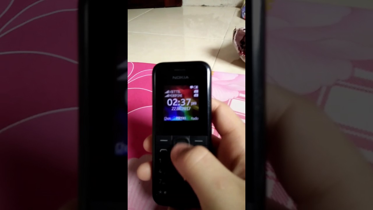 Cách xóa tin nhắn đã nhận trên nokia 105(nokia-1133 - YouTube