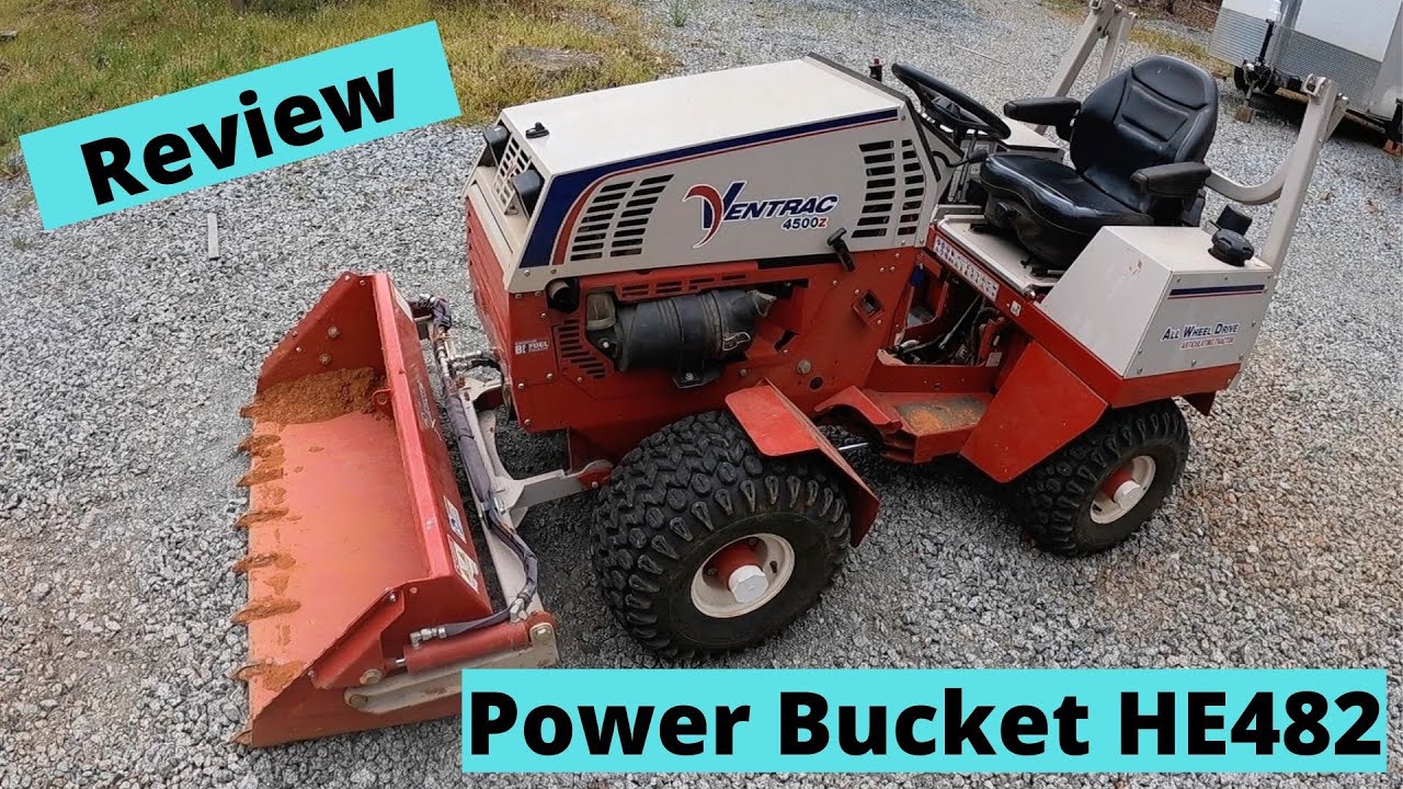 Compact Loader Bucket // Ventrac Bucket HE482 Review // Ventrac 4500Z ...