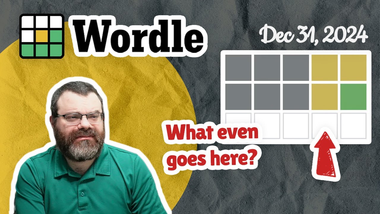 How is this so limited? | Wordle #1291 (Dec 31, 2024) - YouTube