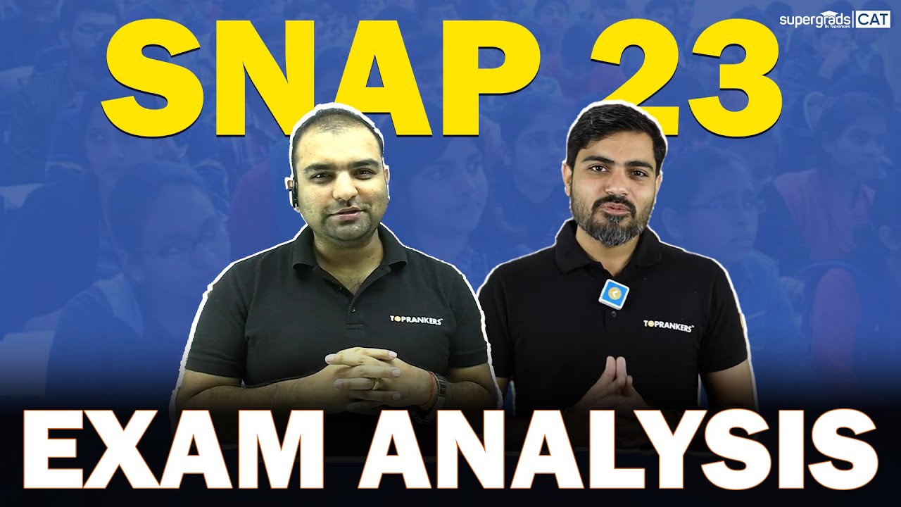 SNAP 2023 Paper Analysis | SNAP 2023 Difficulty Level & Expected Cut ...