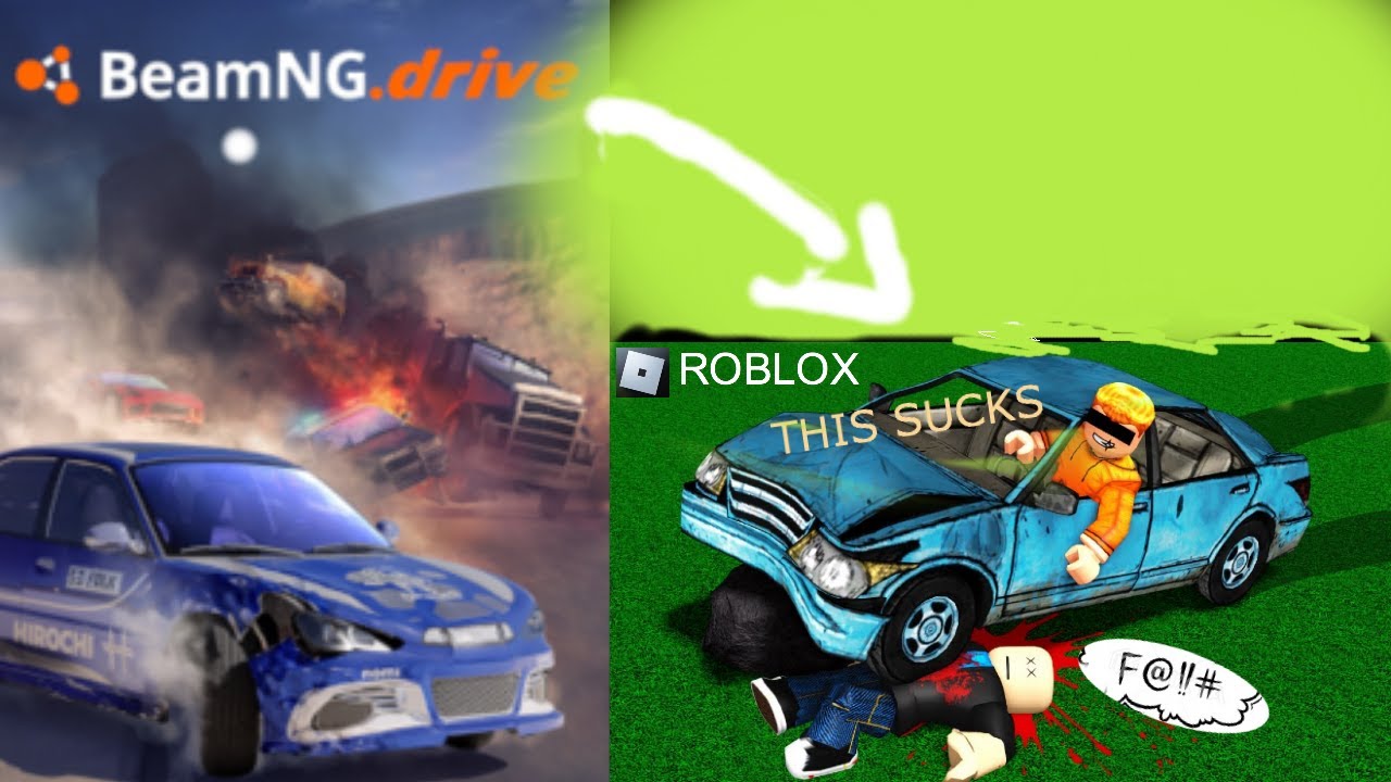 Checking out beamng drive nock offs(ROBLOX) - YouTube