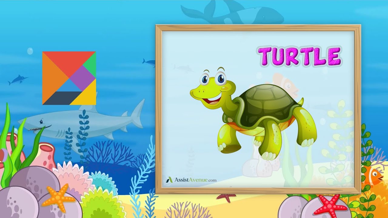 Tangram Turtle - YouTube
