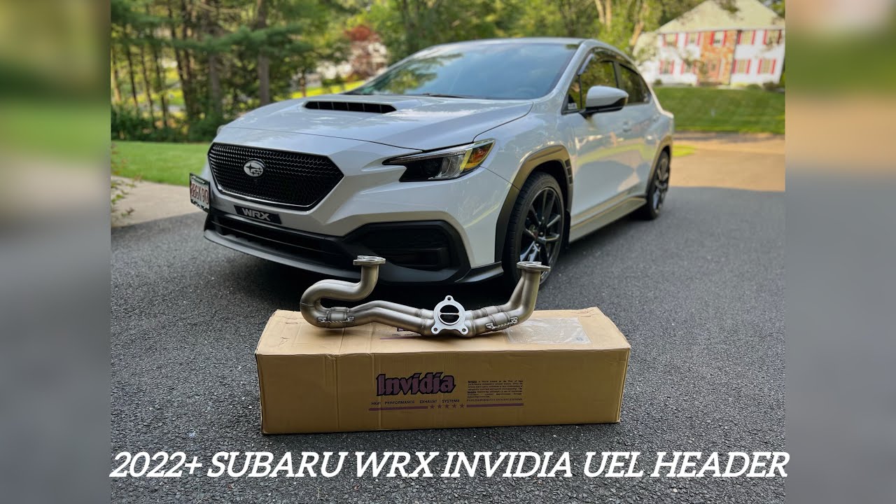 2022+ Subaru WRX Invidia UEL Header Unboxing and Install - YouTube