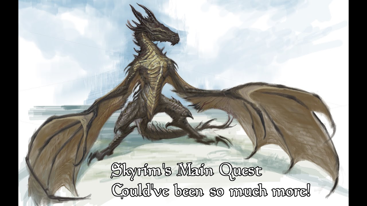 Skyrim Cut Content - The Main Quest Could've Been So Much More! - YouTube