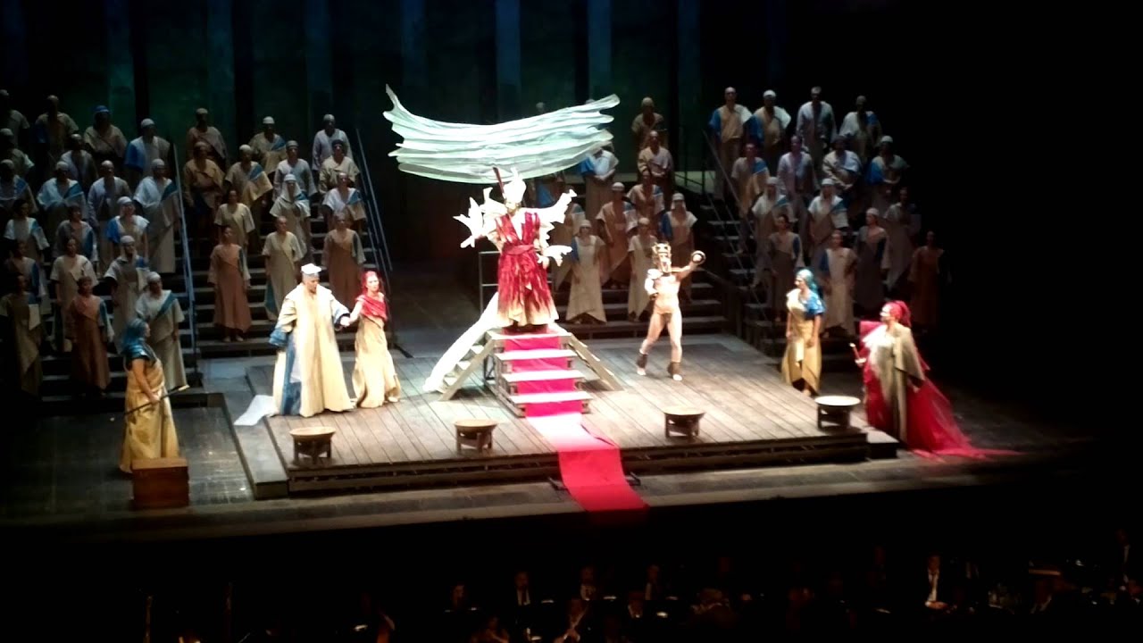 Nabucco music Verdi regia Oida conductor Mariotti & Bologna Comunale ...