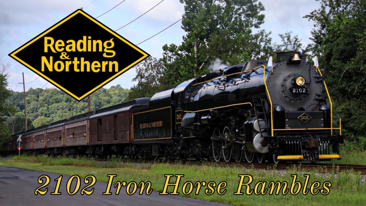 Reading & Northern 2102 Iron Horse Rambles (8/13/23) - YouTube