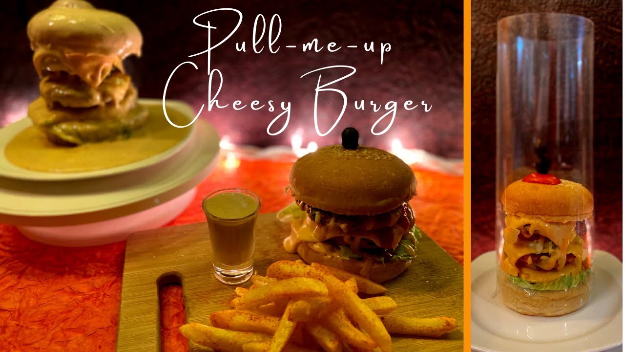 Pull me up - Cheesy burger | Chicken Cheeseburger | Chicken Patty ...