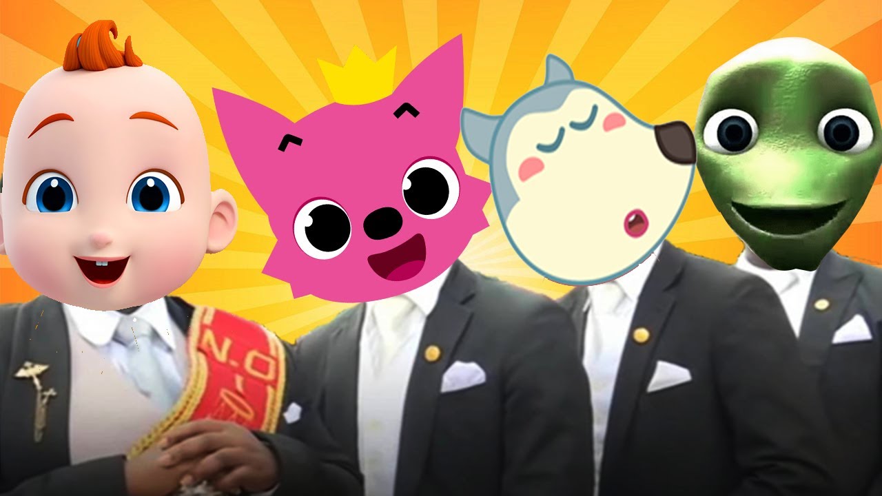 Pinkfong! & Super JoJo & Wolfoo & Alien Dance - Coffin Dance Song ...