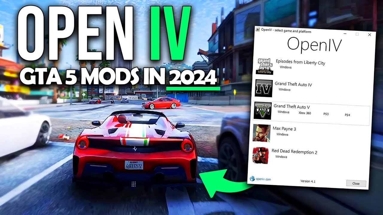 HOW TO INSTALL OPENIV 4.1 GTA 5 MODS 2024 | INSTALL OPENIV 4.1 MODS ...