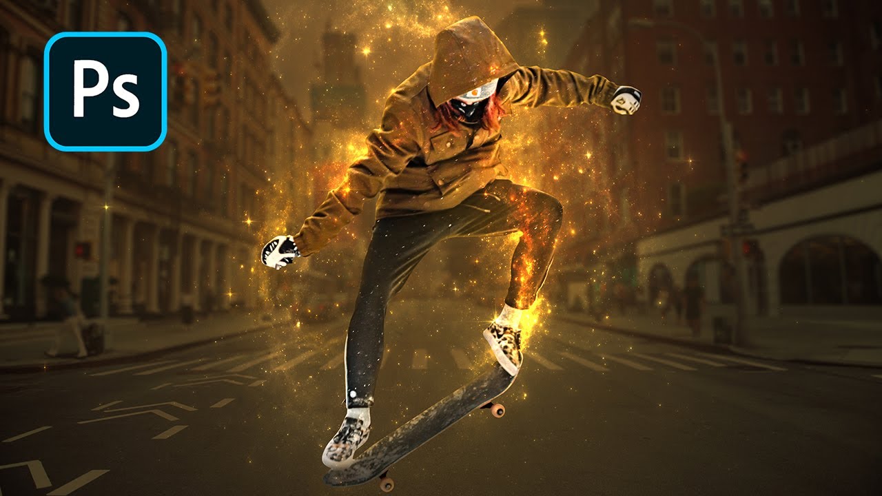 How to Edit Fantasy Skateboard in Photoshop - YouTube