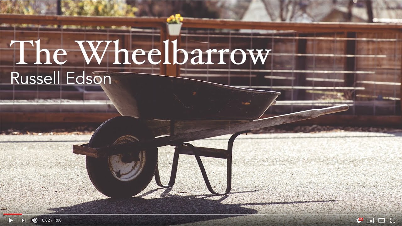 The Wheelbarrow | a poem by Russell Edson - YouTube