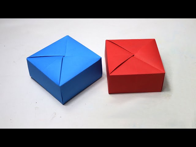 Origami Box With One Piece Of Paper