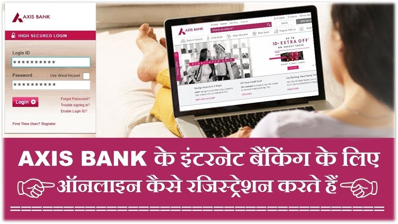 How to Register Axis Bank internet banking using ATM/Debit Card | 2018 ...